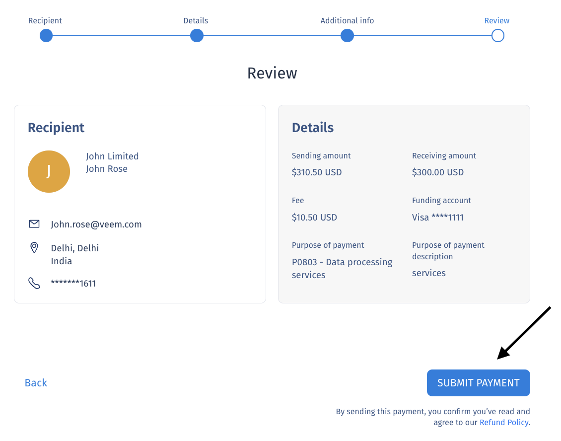 How to Send a Drafted Payment