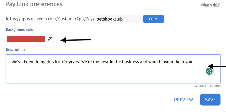 How to Access the Pay Link