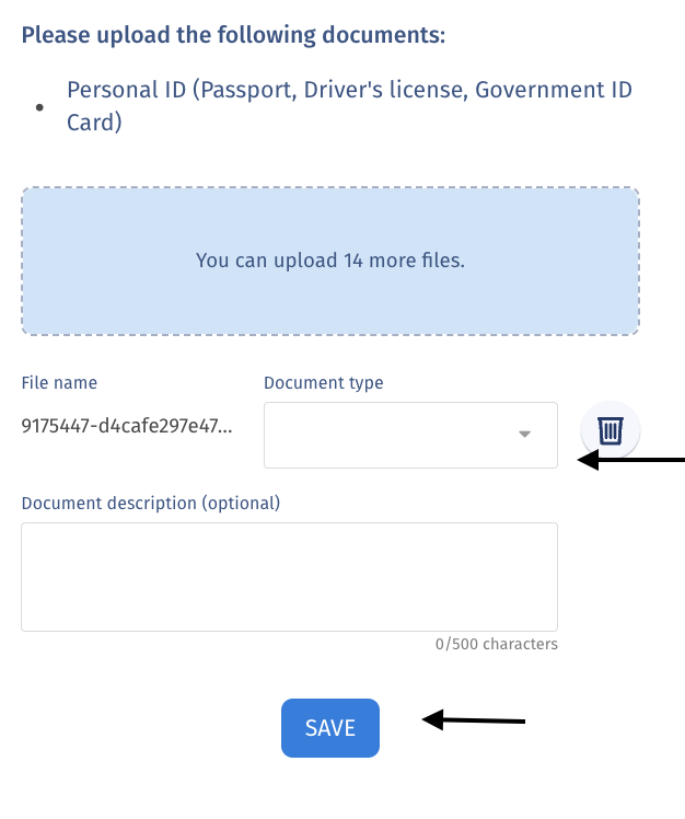 How to Upload Documents on Veem