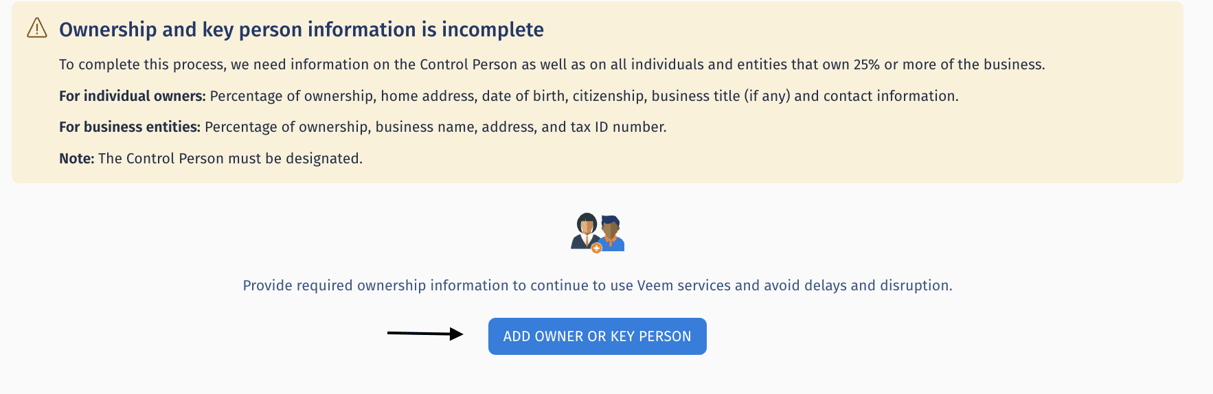 How to Add Beneficial Ownership Information