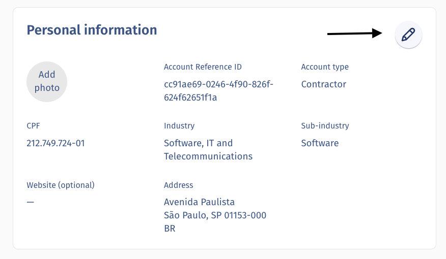 How to Update CNPJ/CPF - Brazil