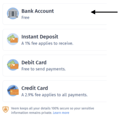 How to Add Banking Information