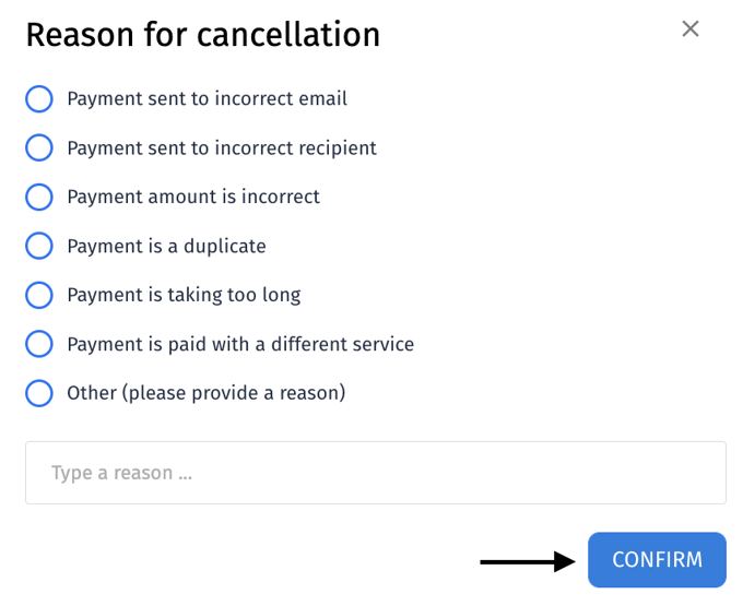 How to Cancel a Payment