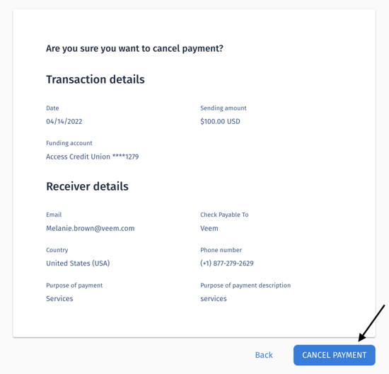 How to Cancel a Payment
